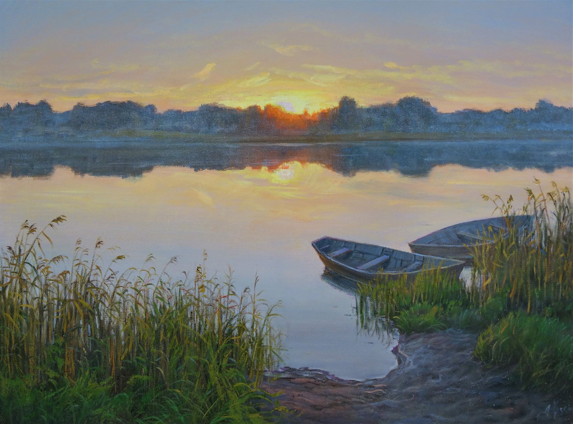 Vaikne õhtu, Aleksander Yaska E-kunstisalongis