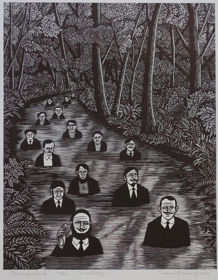 Pärlipüüdjad, Toomas Kuusing E-kunstisalongis