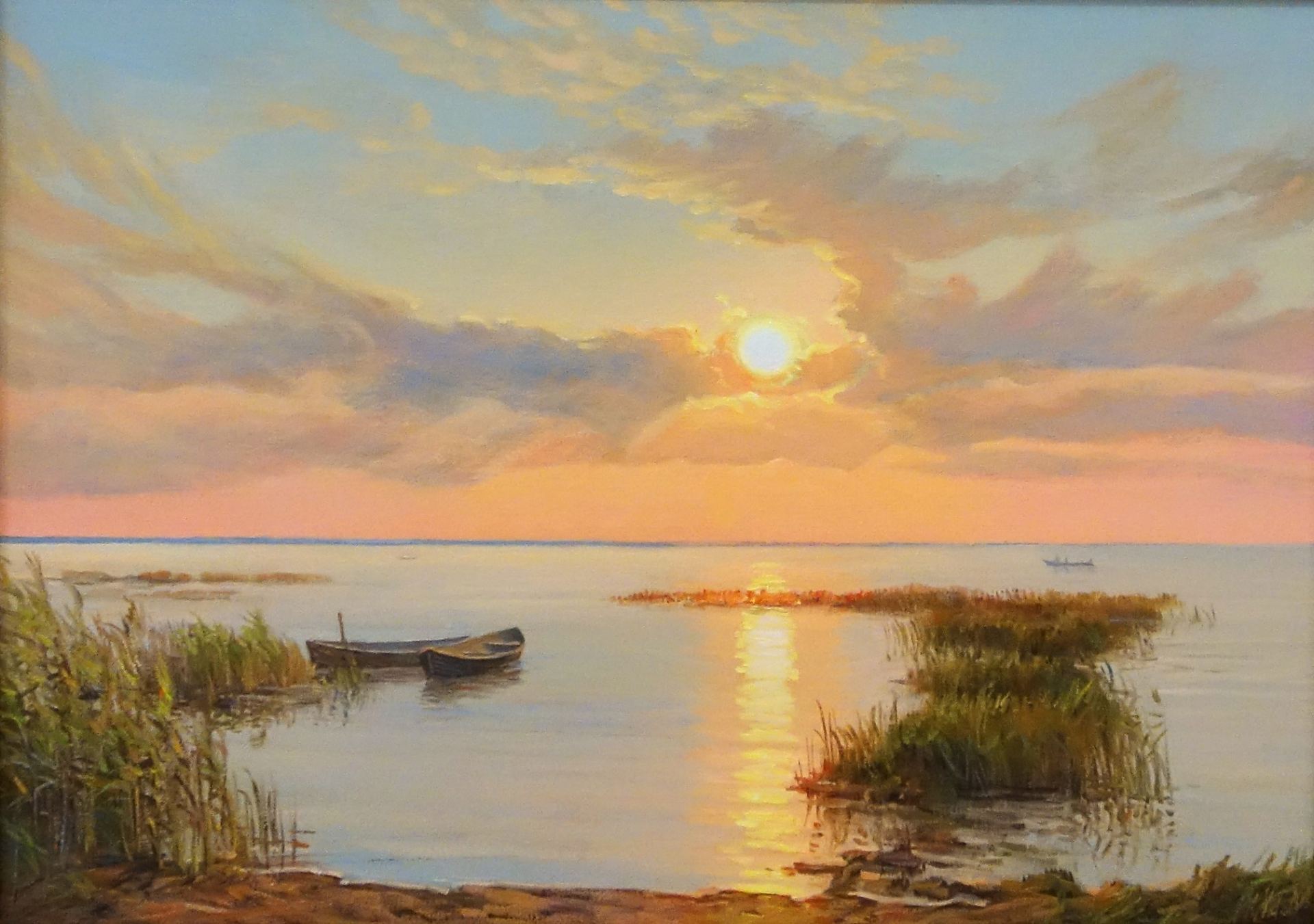 Võrtsjärv õhtul, Aleksander Yaska E-kunstisalongis