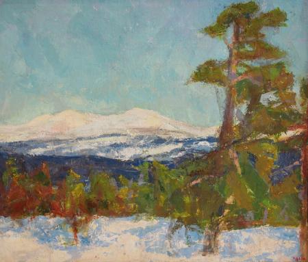 Talvine maastik, Herman Talvik E-kunstisalongis