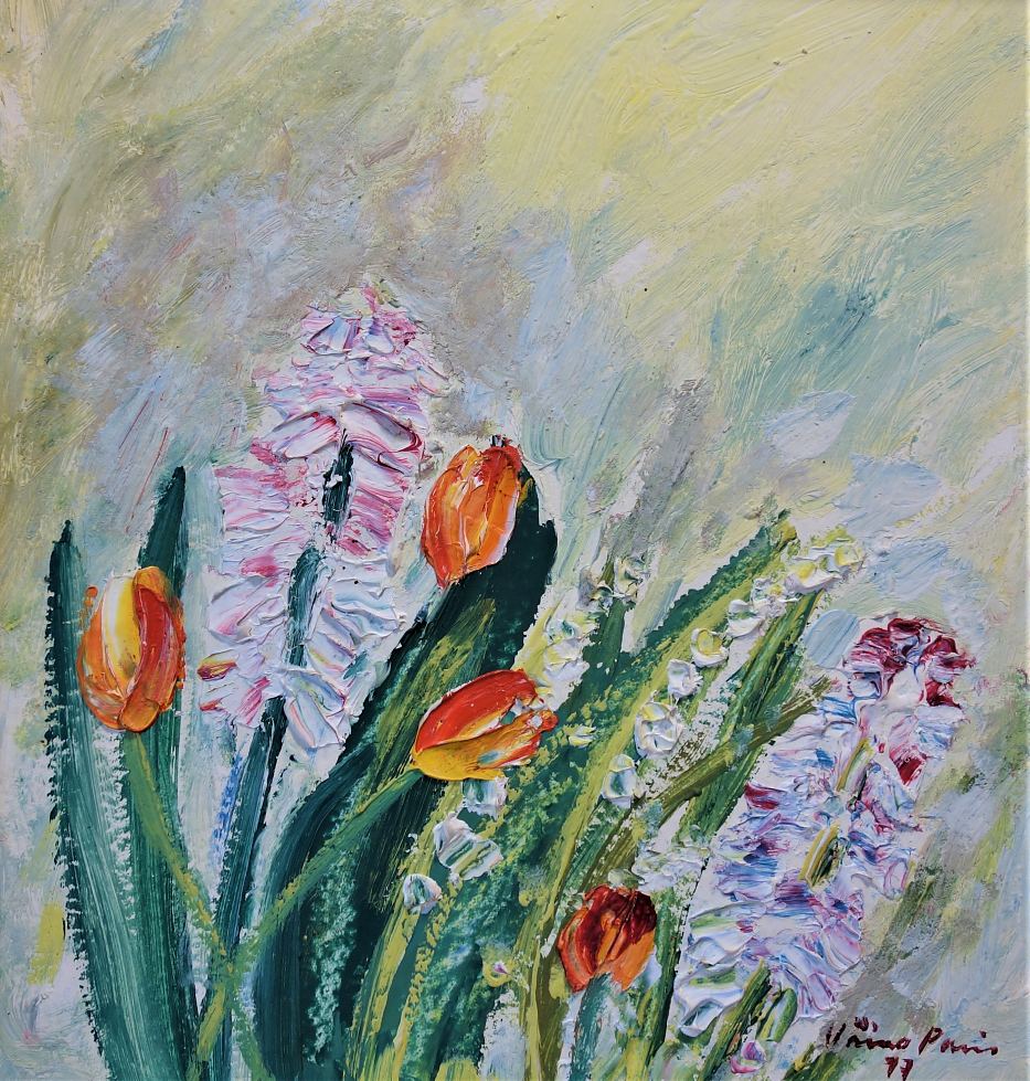 Kevadised õied, Väino Paris E-kunstisalongis