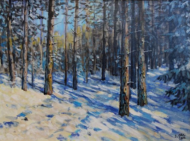 Talvine metsaserv, Enno Allik E-kunstisalongis